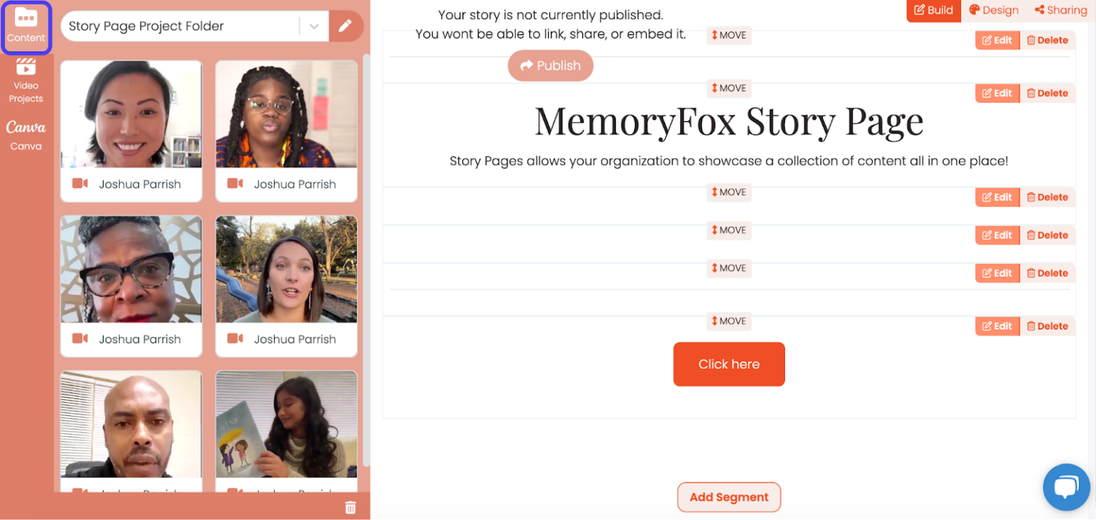 How to Build a Story Page Using the MemoryFox Story Builder - MemoryFox